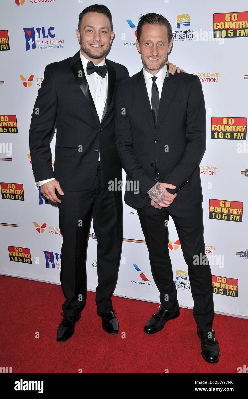 (L-R) Jonathan Sadowski and Michael Voltaggio at The Los Angeles ...