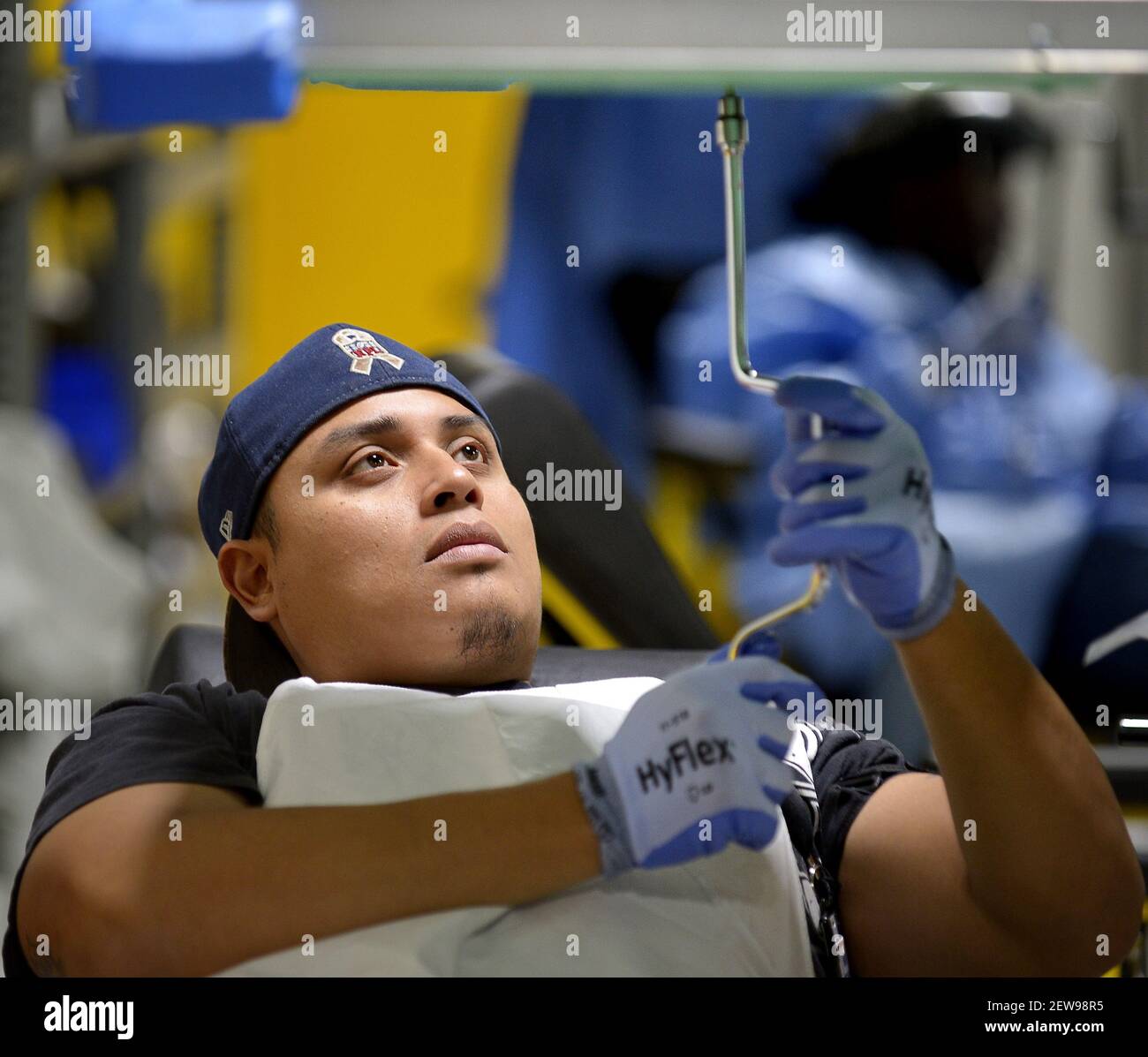 Luis Hernandez in electrical training for the F-35 at Lockheed Martin ...