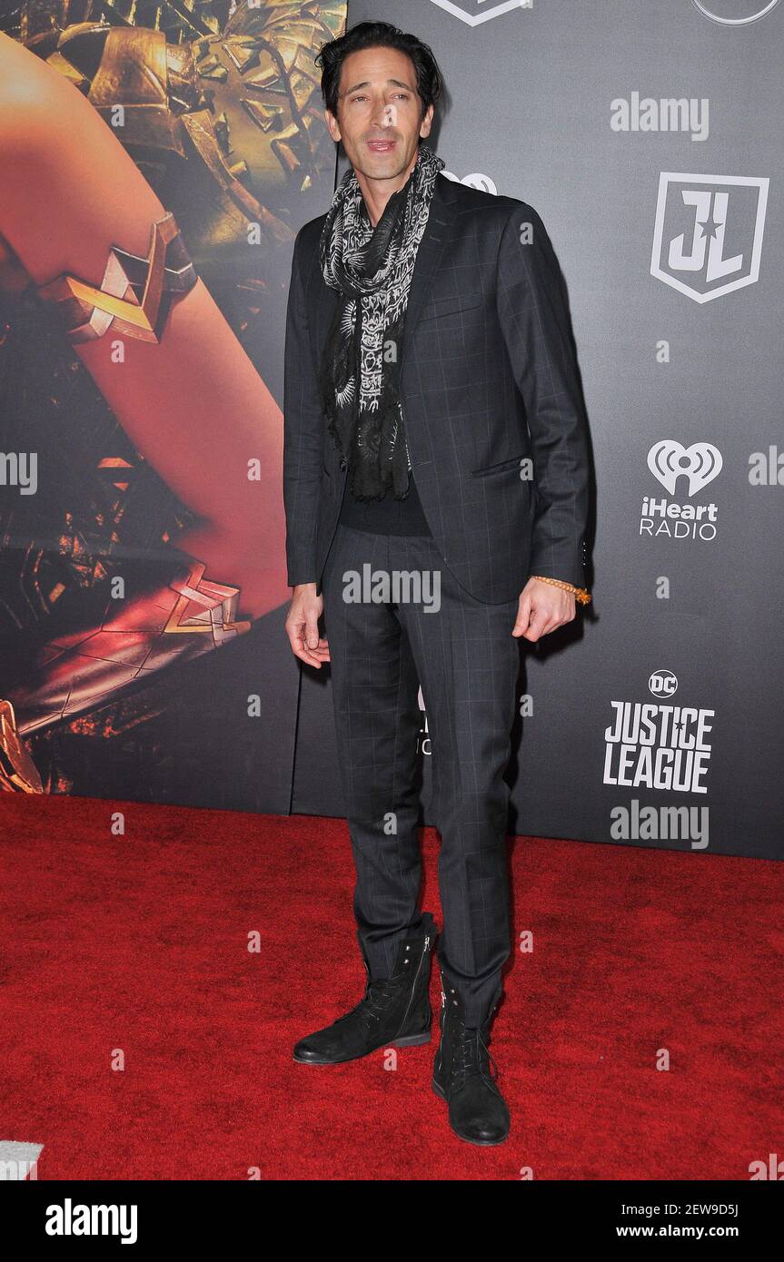 Adrien Brody arrives at the "Justice League" Los Angeles Premiere held ...