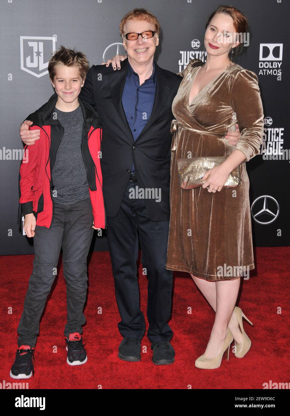 Danny Elfman and Family arrives at the "Justice League" Los Angeles ...