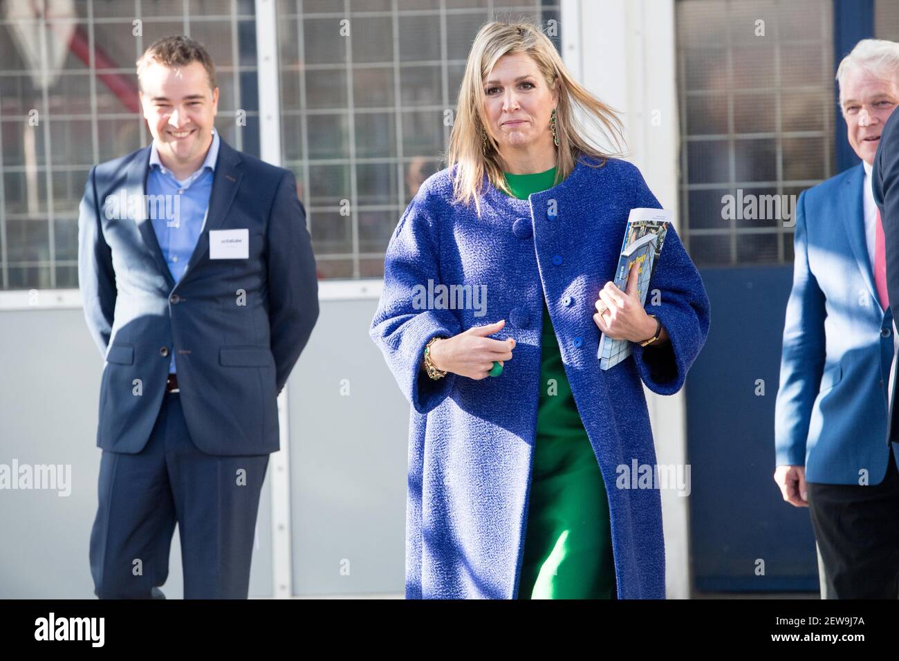 Queen Maxima of the Netherlands visits family business Octatube on the ...