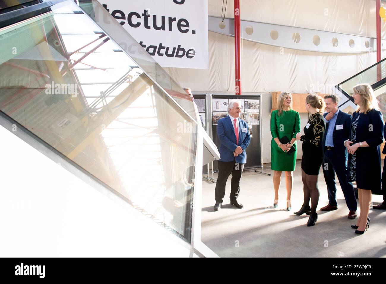 Queen Maxima of the Netherlands visits family business Octatube on the ...