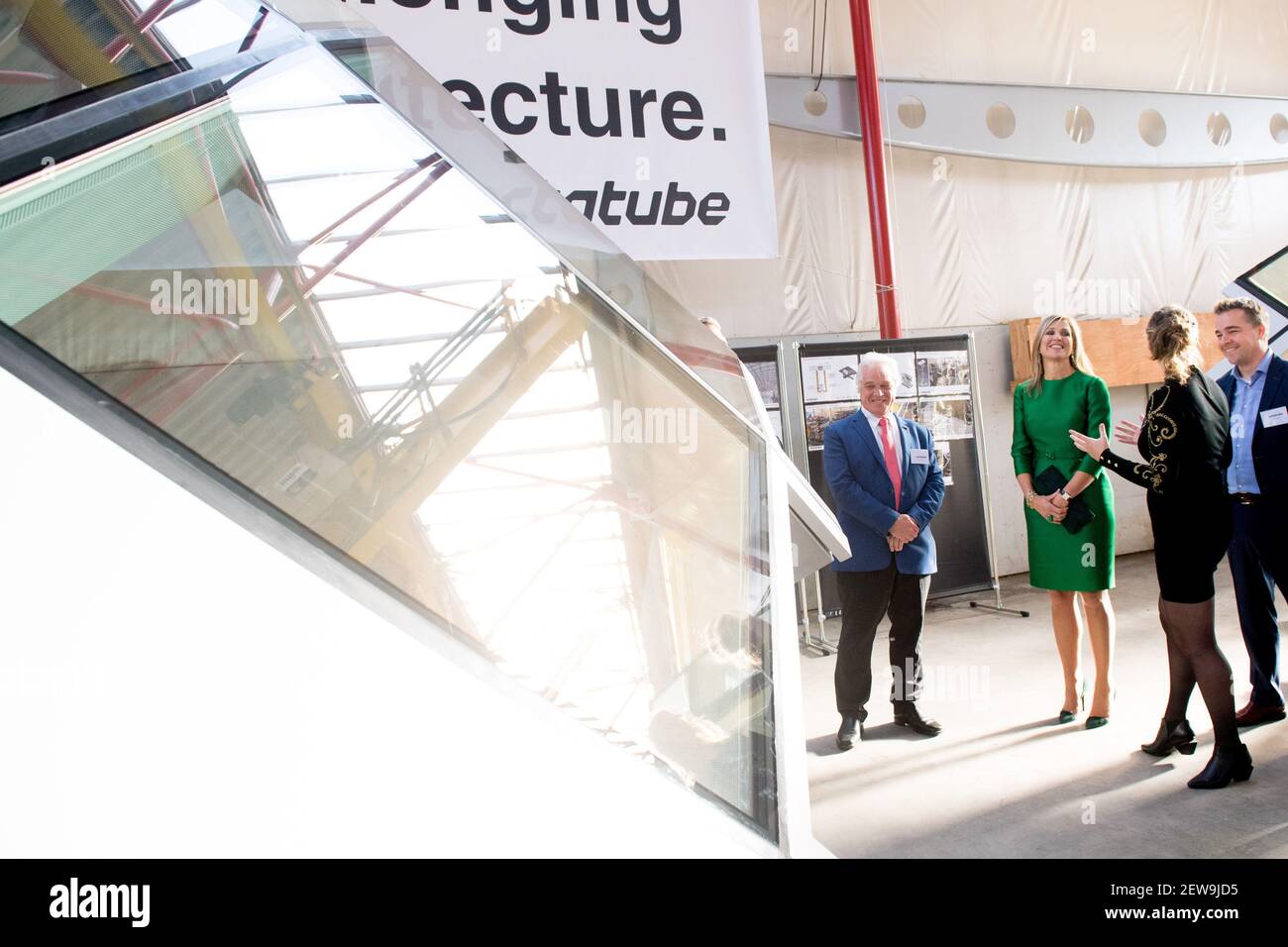 Queen Maxima of the Netherlands visits family business Octatube on the ...