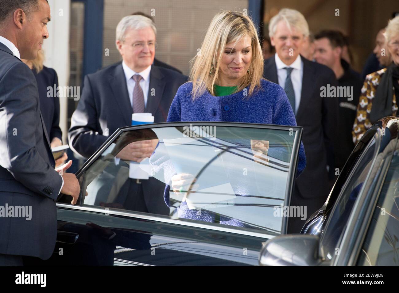 Queen Maxima of the Netherlands visits family business Octatube on the ...