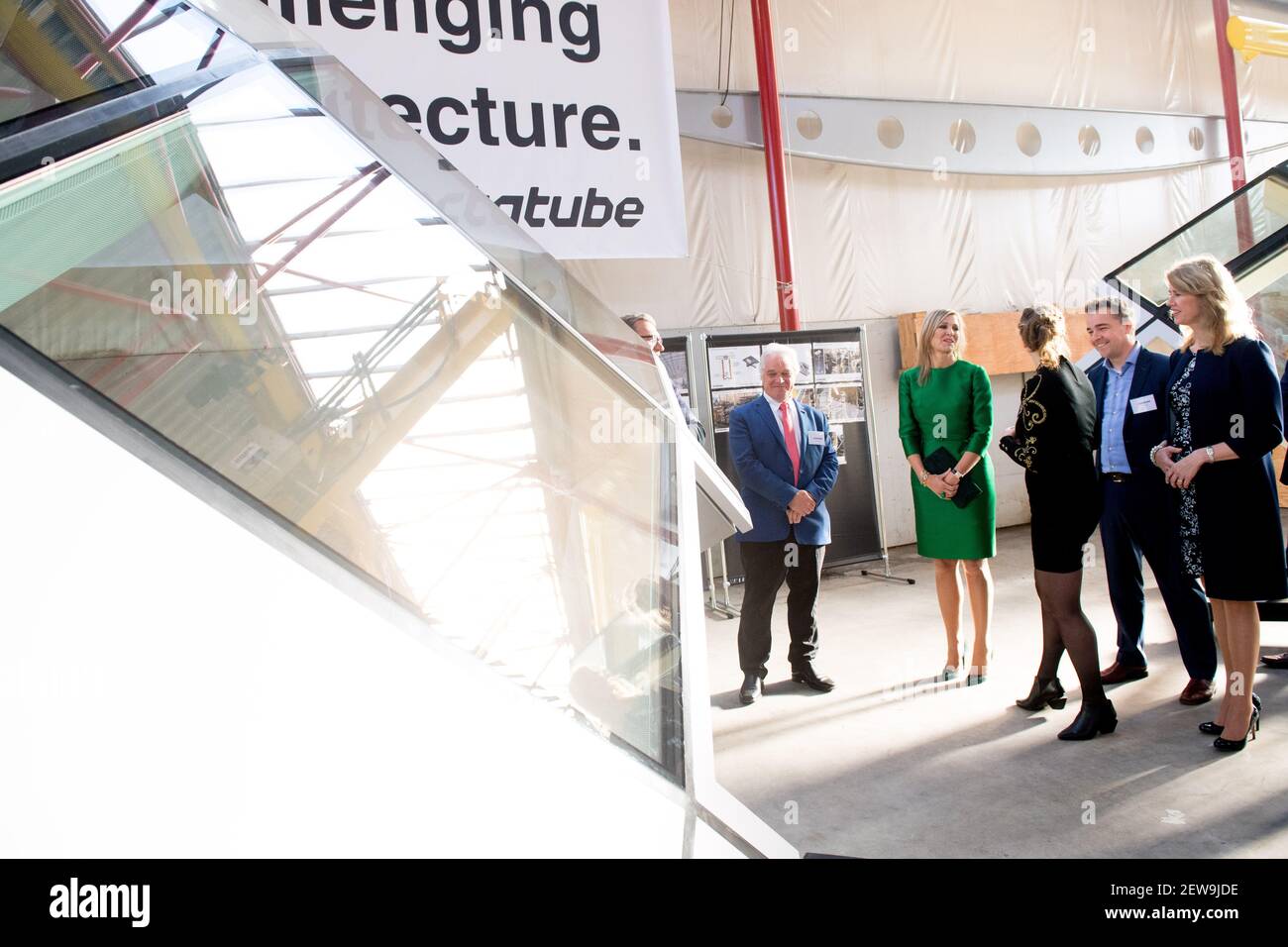Queen Maxima of the Netherlands visits family business Octatube on the ...
