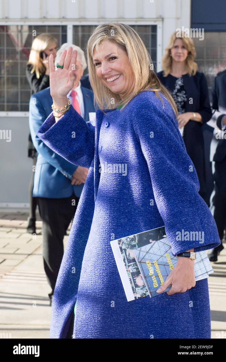 Queen Maxima of the Netherlands visits family business Octatube on the ...