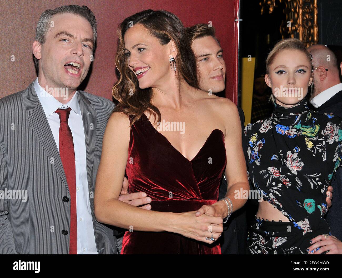 (L-R) "The Tribes Of Palos Verdes" Cast - Justin Kirk, Jennifer Garner ...