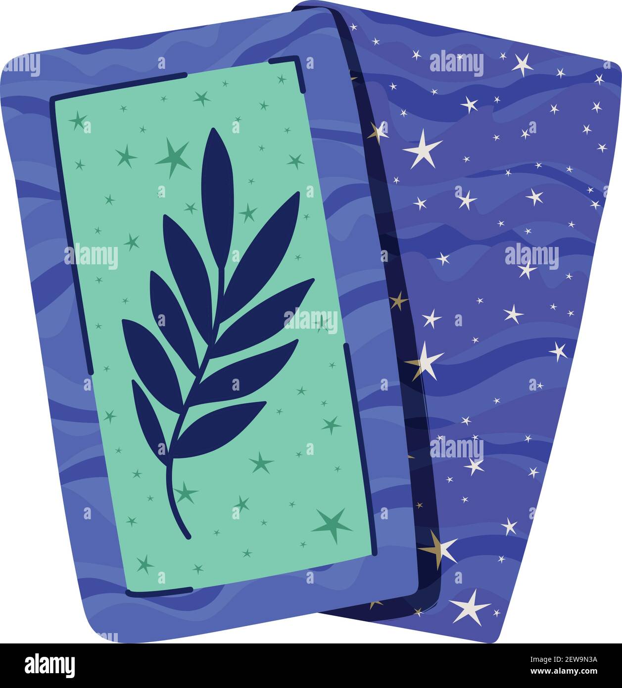 esoteric cards with one plant Stock Vector Image & Art - Alamy