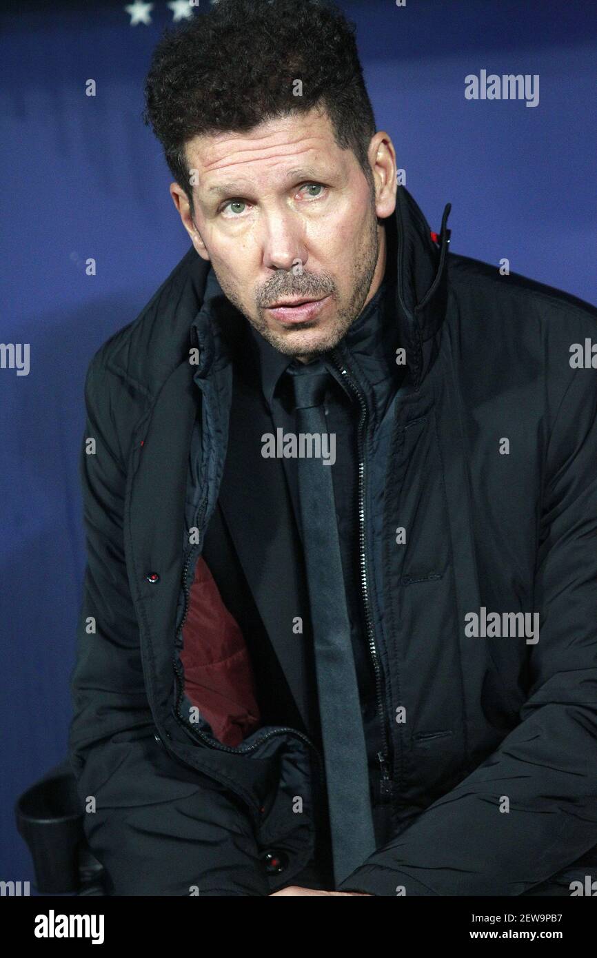 Atletico de Madrid's coach Diego Pablo Cholo Simeone during La Liga ...