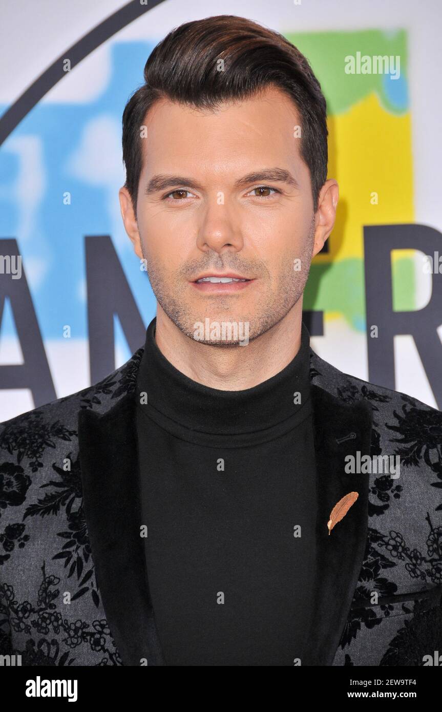 AJ Gibson at the 2017 American Music Awards at Microsoft Theater on ...