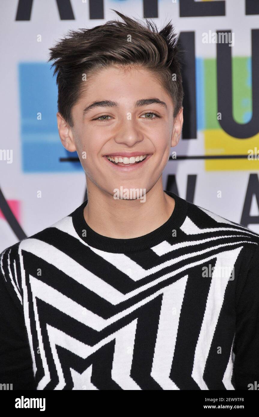 Asher Angel at the 2017 American Music Awards at Microsoft Theater on ...