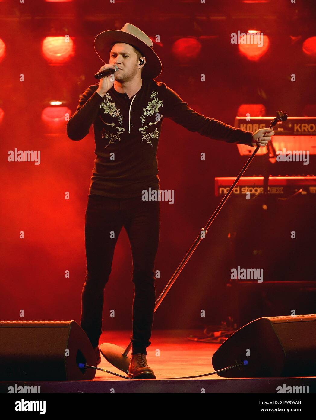 LOS ANGELES, CA - NOVEMBER 19: Niall Horan performs at the 2017 ...