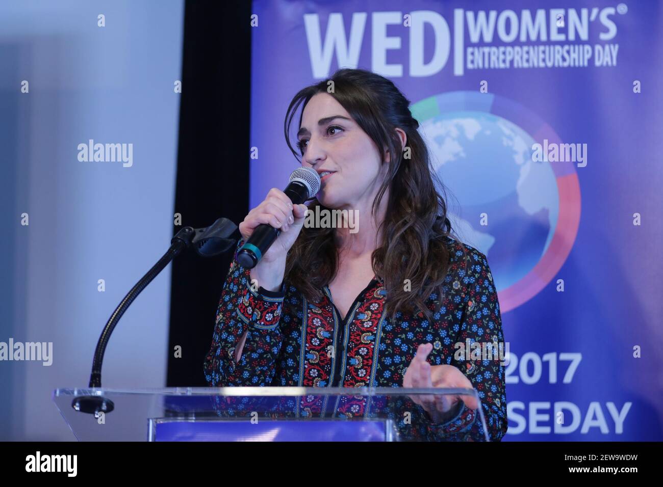 Singer-Songwriter Sara Beth Bareilles attends 2017 Women's ...