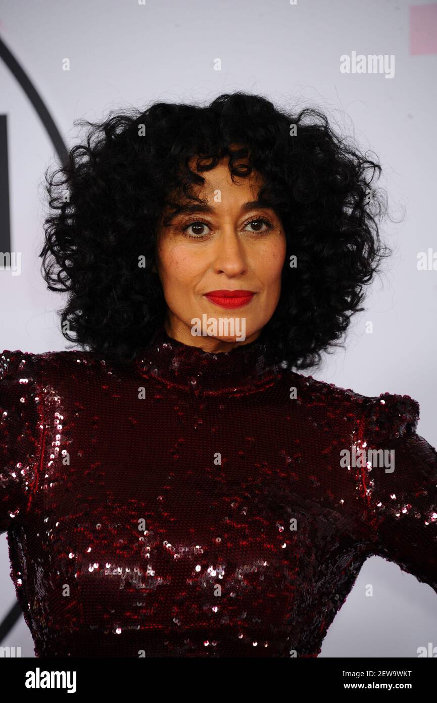Tracee Ellis Ross arrives to the 2017 American Music Awards, held at ...