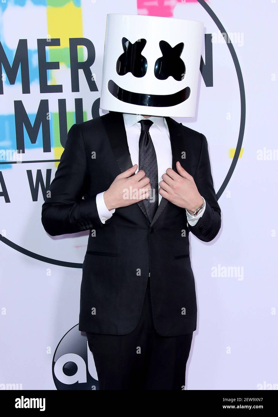 LOS ANGELES, CA - NOVEMBER 19: Marshmello at the 2017 American Music ...