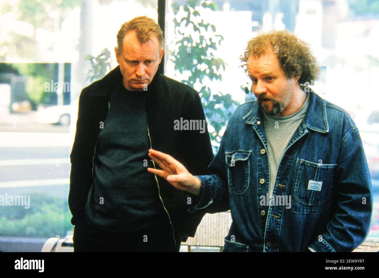 Stellan Skarsgård, Director Mike Figgis, "Timecode" (2000) Screen Gems ...