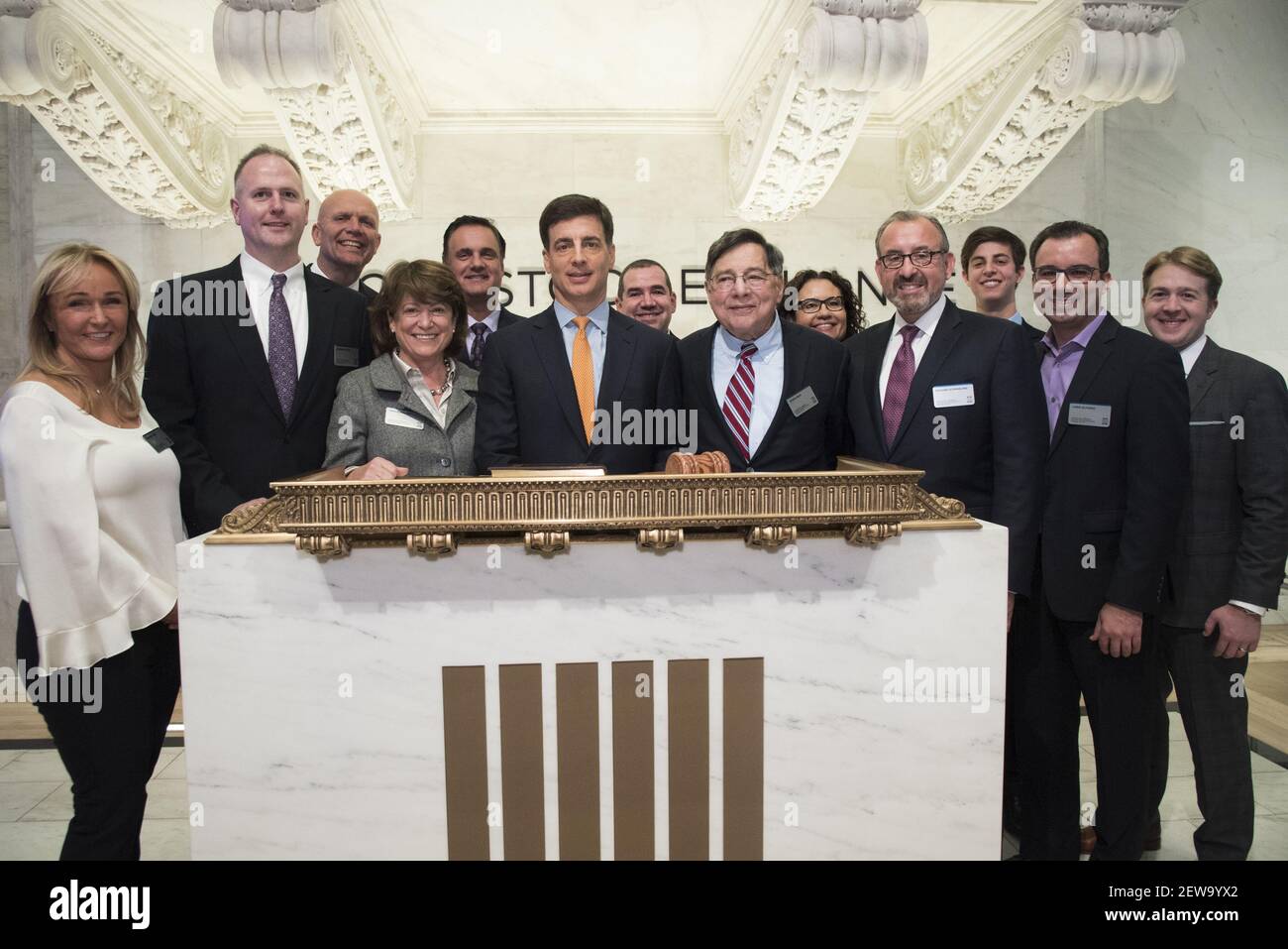 Entercom President & CEO David Field is joined by his father, company ...