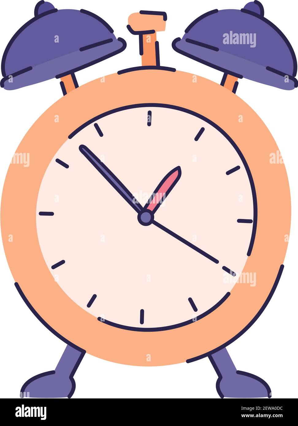 Numeral time yellow Stock Vector Images - Alamy