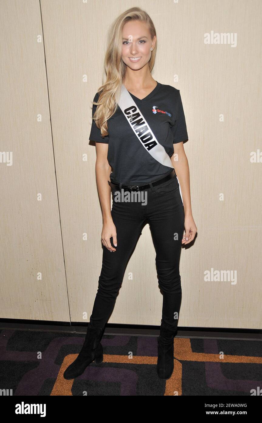 Miss Canada Lauren Howe at the Miss Universe Power Of A Smile With ...