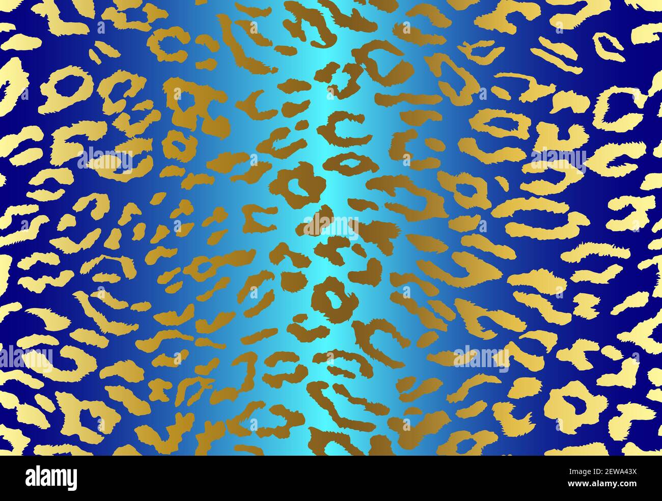 Teal Cheetah Print Background Seamless Animal Pattern Leopard Hot