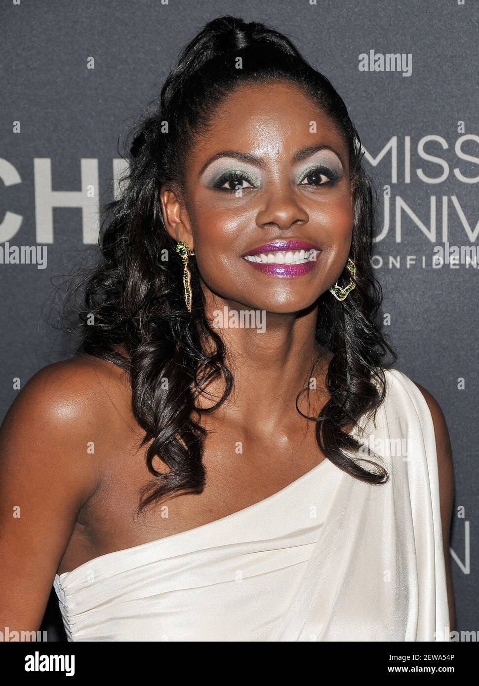 Miss Universe 1998, Wendy Fitzwilliam arrives at The 66th Miss Universe ...