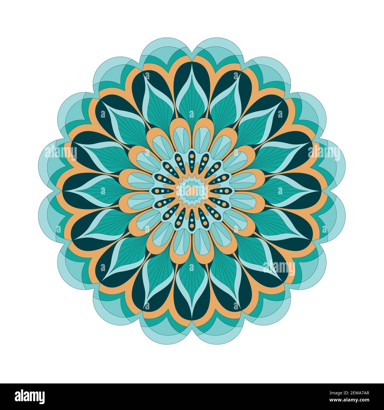 How to draw a mandala Cut Out Stock Images & Pictures - Alamy