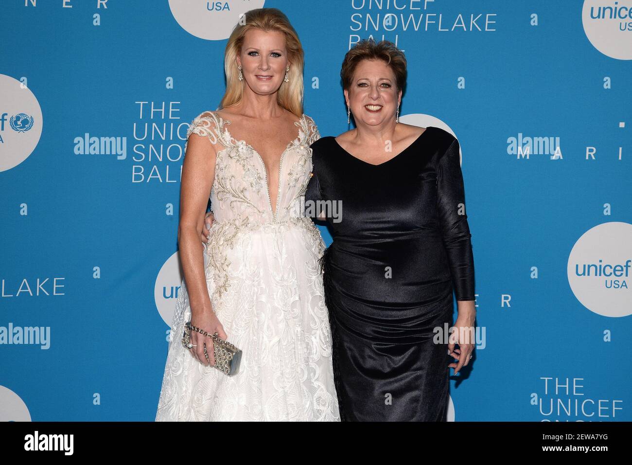 (L-R) Chef Sandra Lee and Caryl Stern, CEO & President UNICEF USA ...