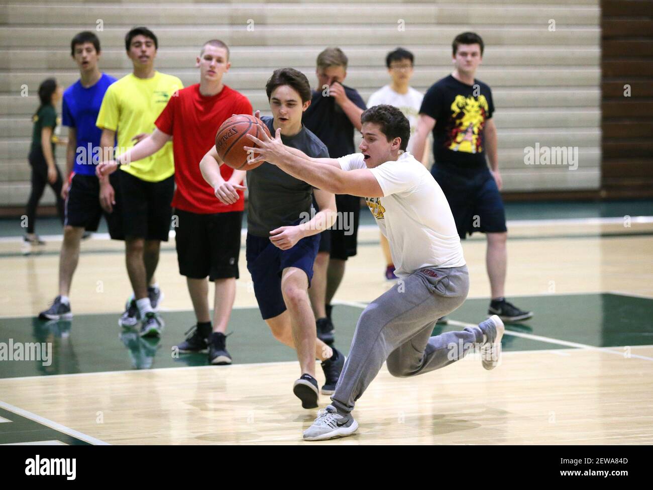 Physical Education Class Basketball