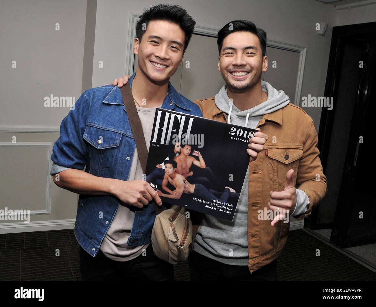 (L-R) Actors Peter Sudarso and Yoshi Sudarso at the Haikus With Hotties ...