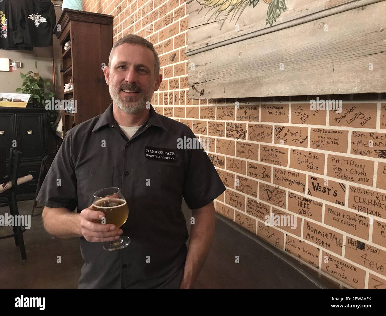 Hand of Fate head brewer and founder Mike Allison won a contest to ...