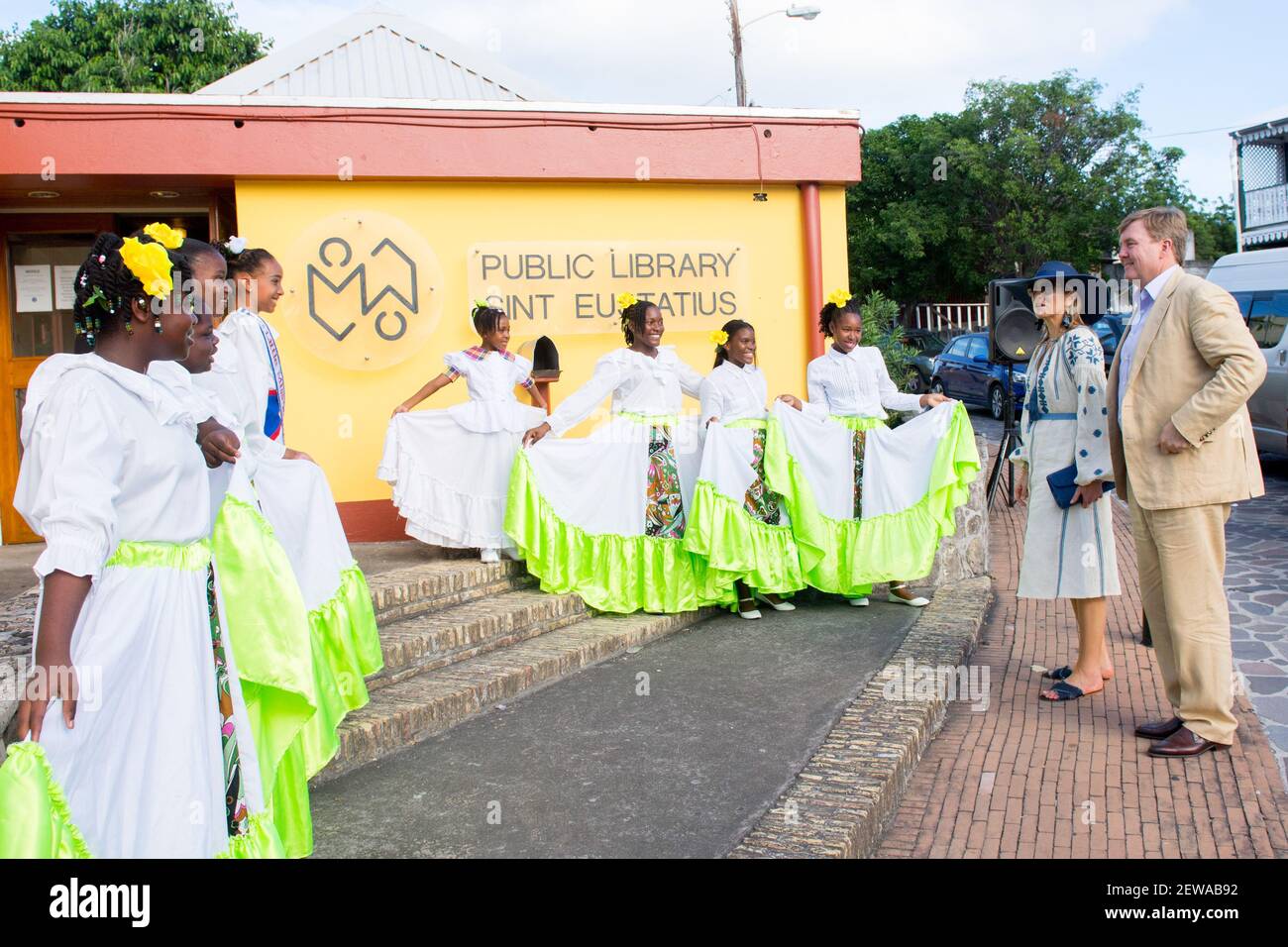 King Willem-Alexander and Queen Maxima of the Netherlands visit a ...