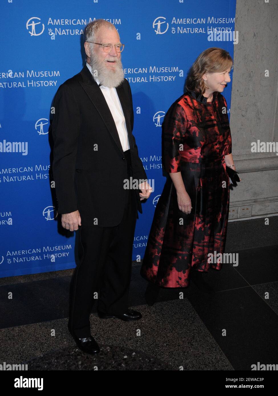 David Letterman, Regina Lasko at the American Museum of Natural History ...