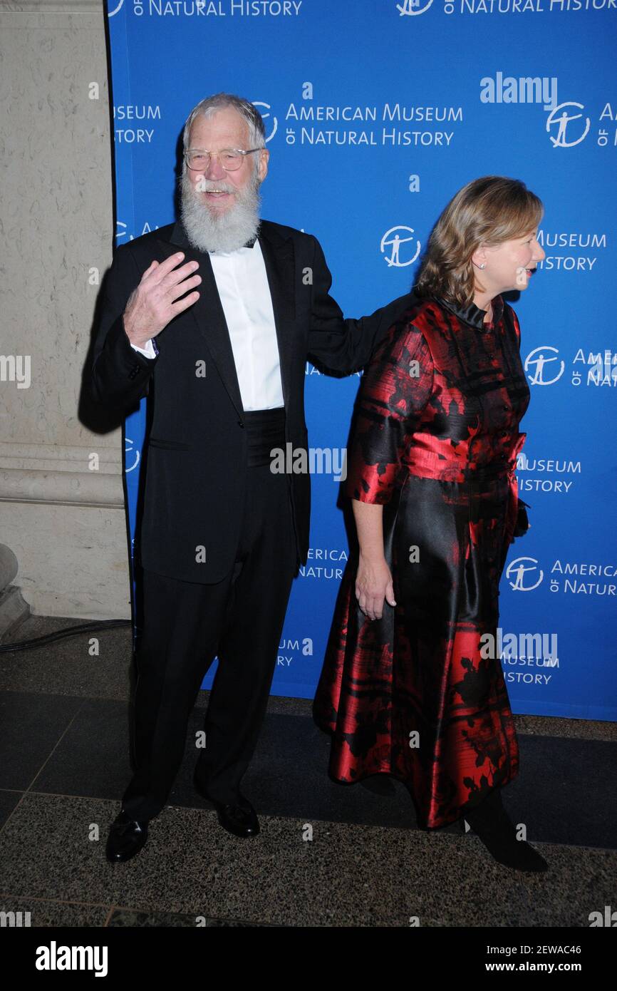 David Letterman, Regina Lasko at the American Museum of Natural History ...