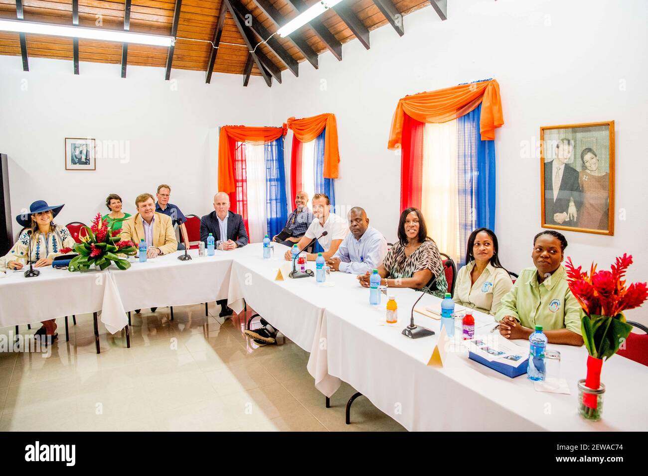 King Willem-Alexander and Queen Maxima of the Netherlands visit a ...