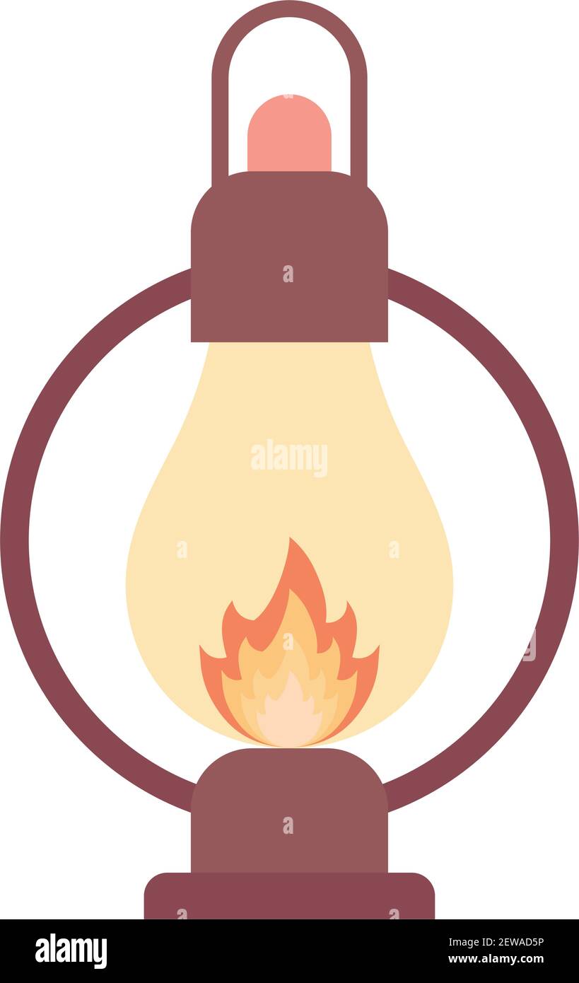 camping kerosene lamp Stock Vector Image & Art - Alamy