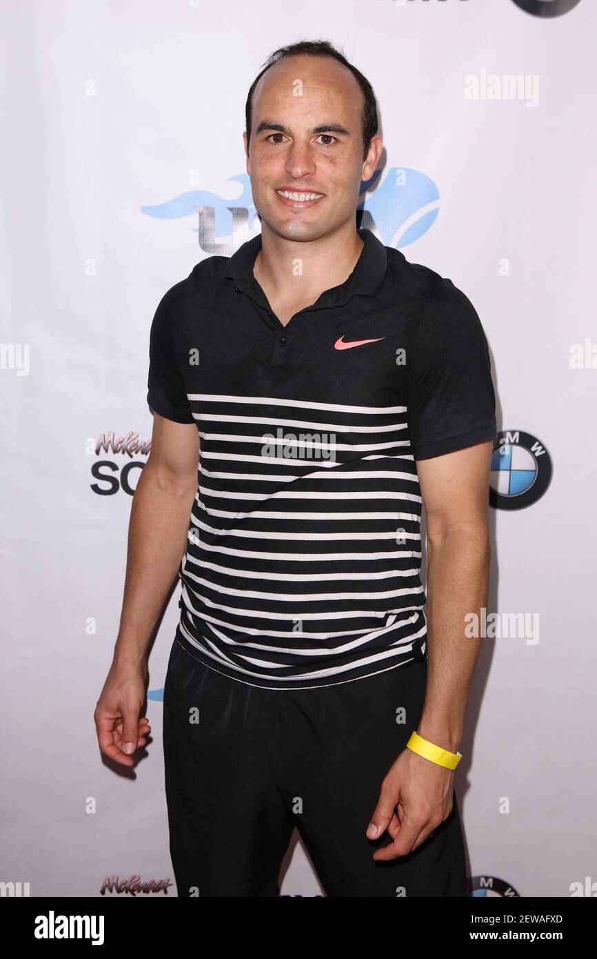 Landon Donovan at the BaySMASH First Annual Pro-Celebrity Tennis Event ...
