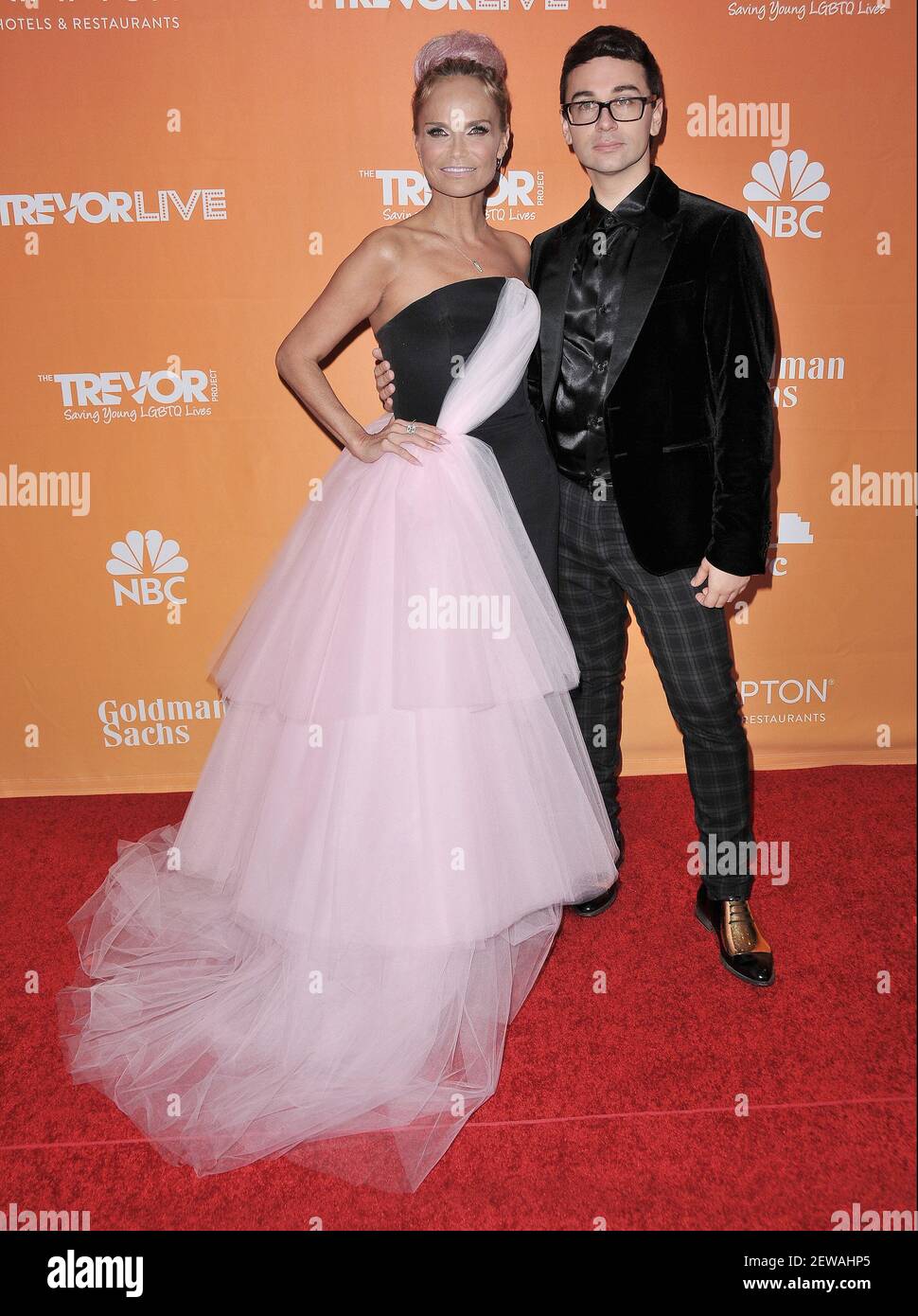 (L-R) Kristin Chenoweth and designer Christian Siriano at The Trevor ...