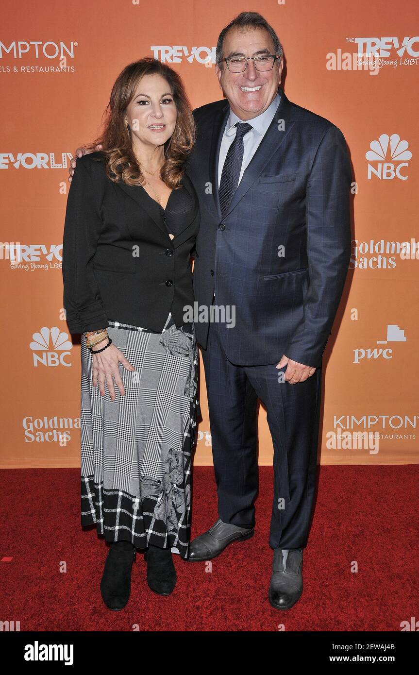 (L-R) Kathy Najimy and Kenny Ortega at The Trevor Project's 2017 ...