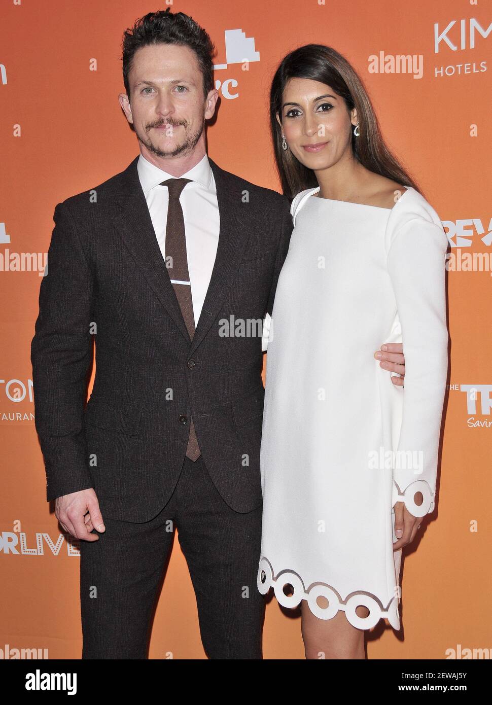 Jonathan Tucker and Tara Ahamed Tucker arrives at The Trevor Project's ...