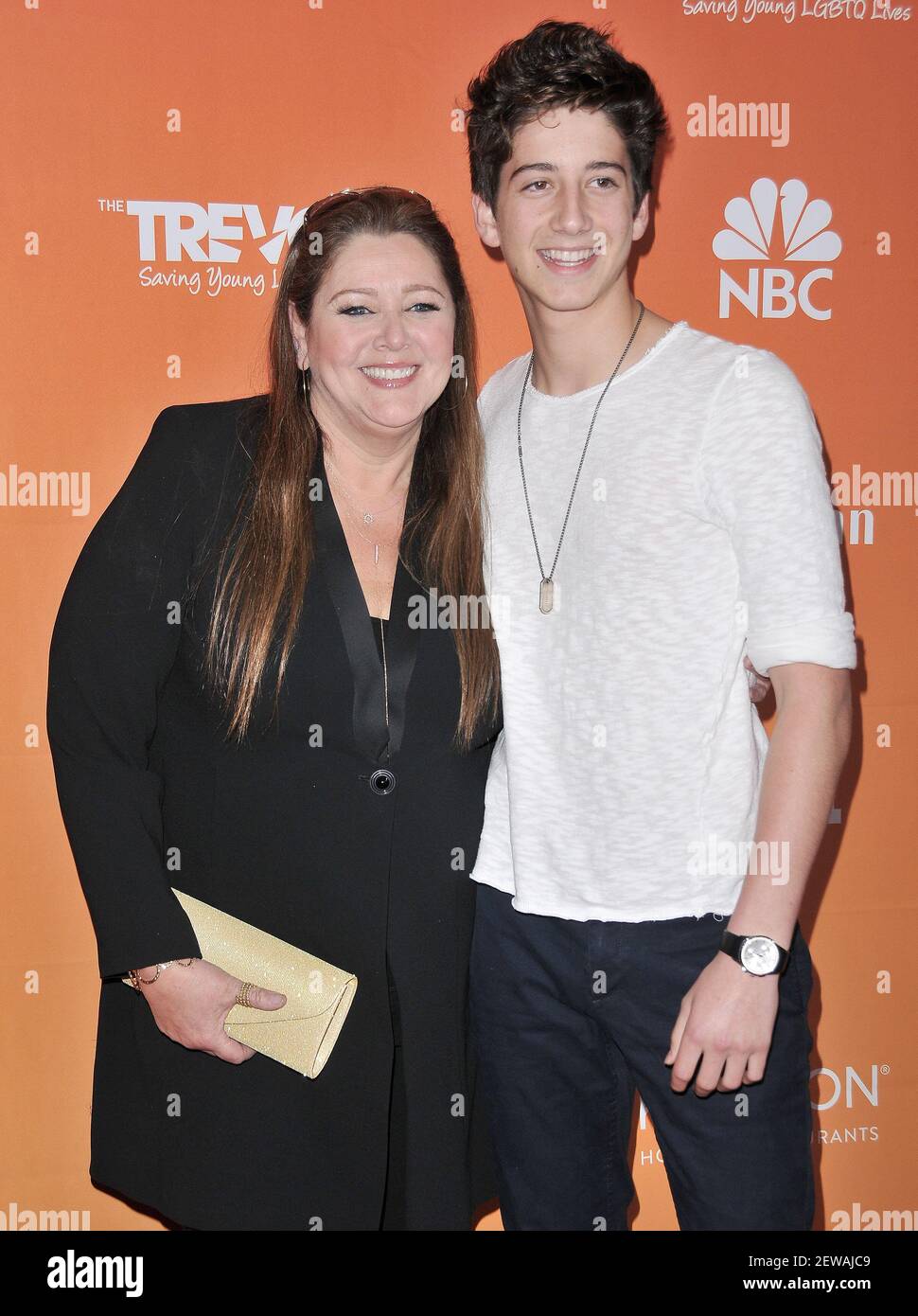 (L-R) Camryn Manheim and Milo Manheim arrives at The Trevor Project's ...