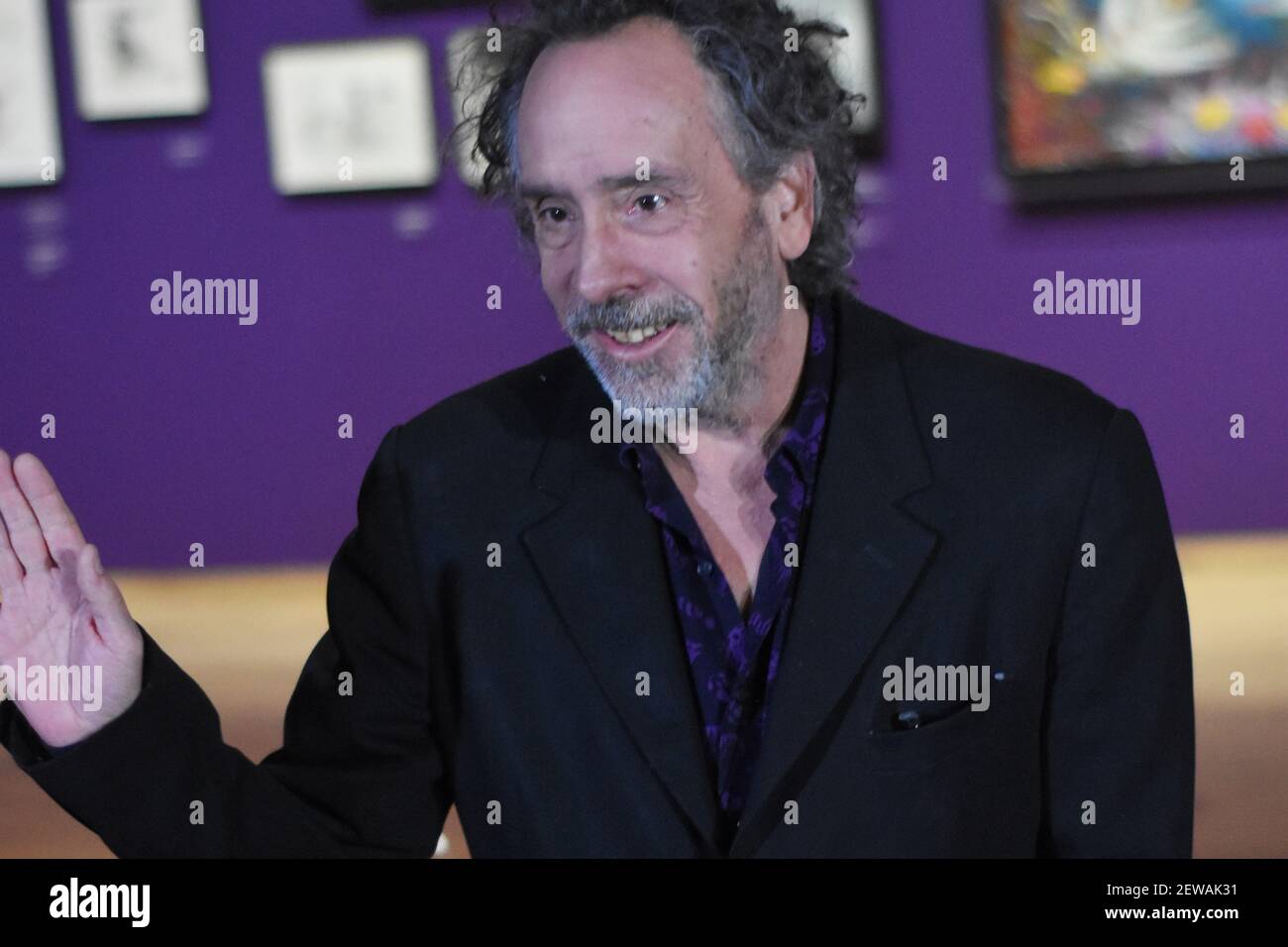 Director Tim Burton attends a photocall to promote 'The World of Tim ...