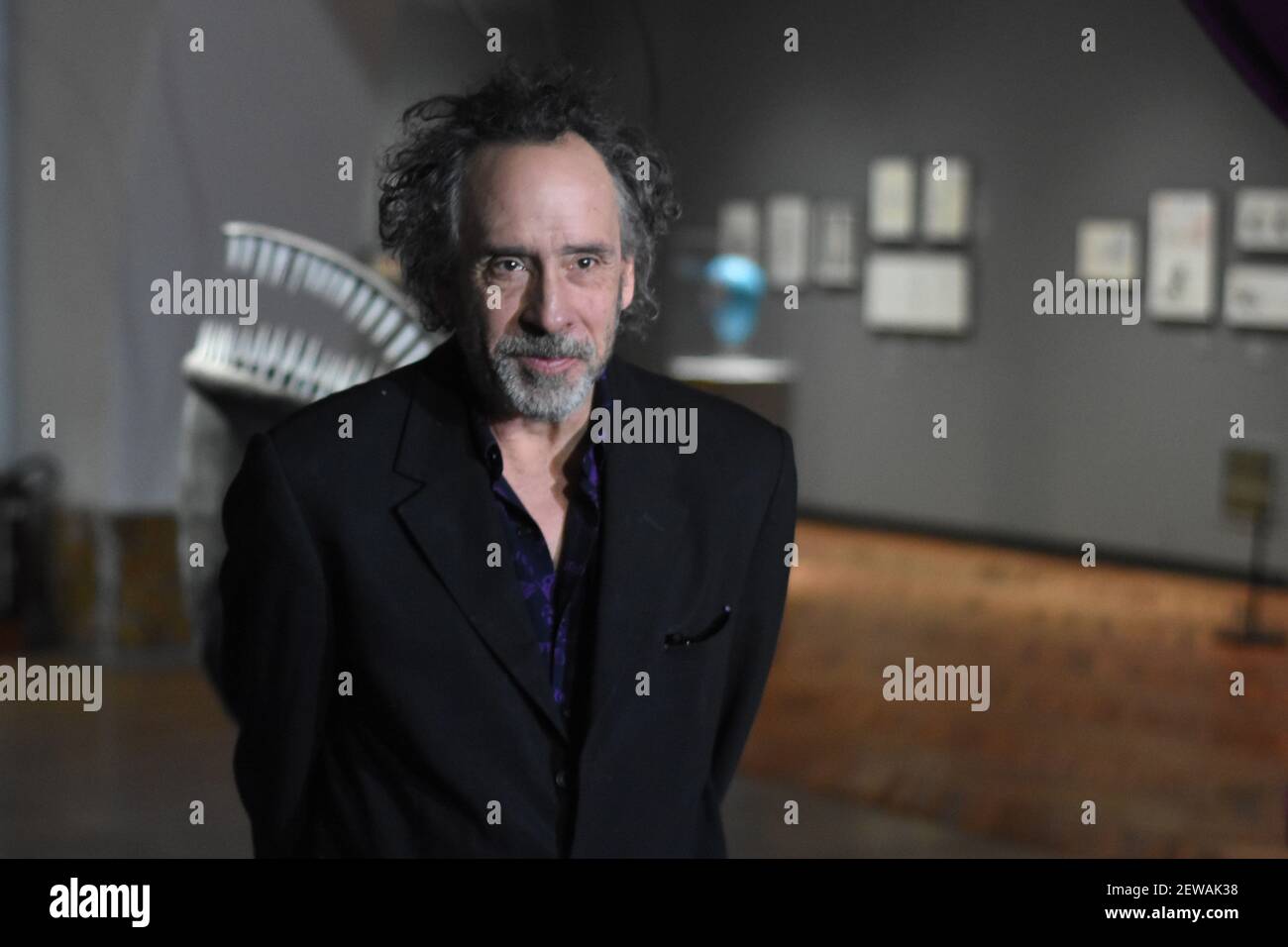 Director Tim Burton attends a photocall to promote 'The World of Tim ...