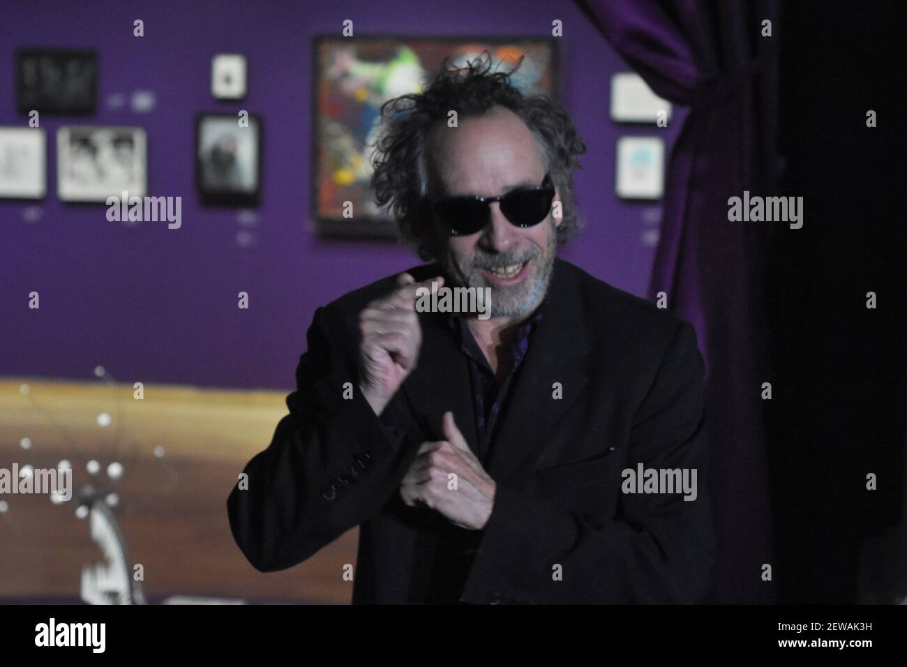 Director Tim Burton attends a photocall to promote 'The World of Tim ...