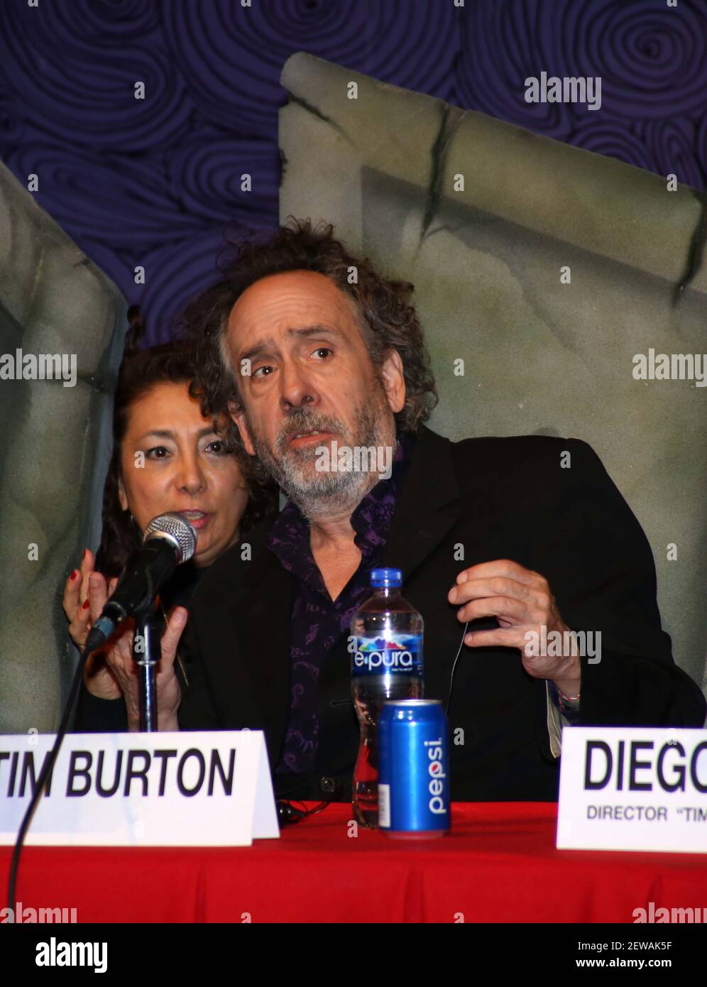 Tim Burton photo call and press conference for the Tim Burton ...
