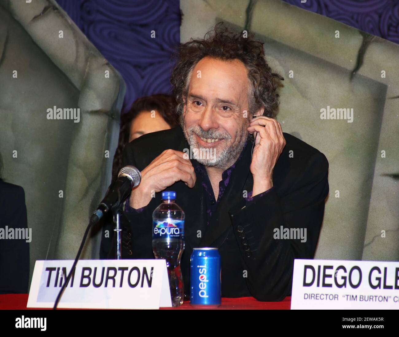 Tim Burton photo call and press conference for the Tim Burton ...