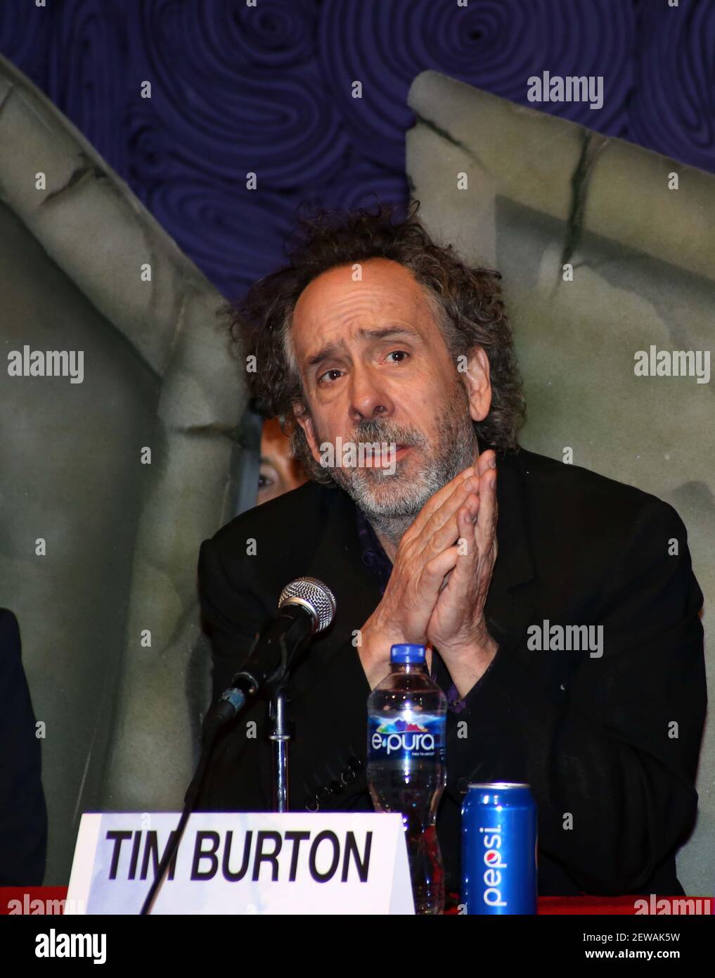 Tim Burton photo call and press conference for the Tim Burton ...