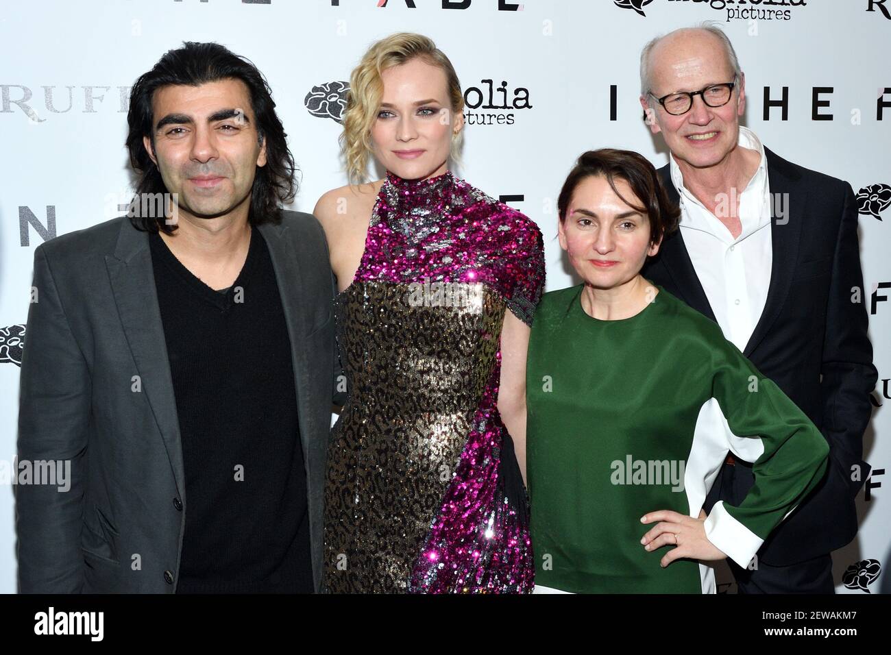 L-R: Director Fatih Akin, actress Diane Kruger and producers Nurhan ...