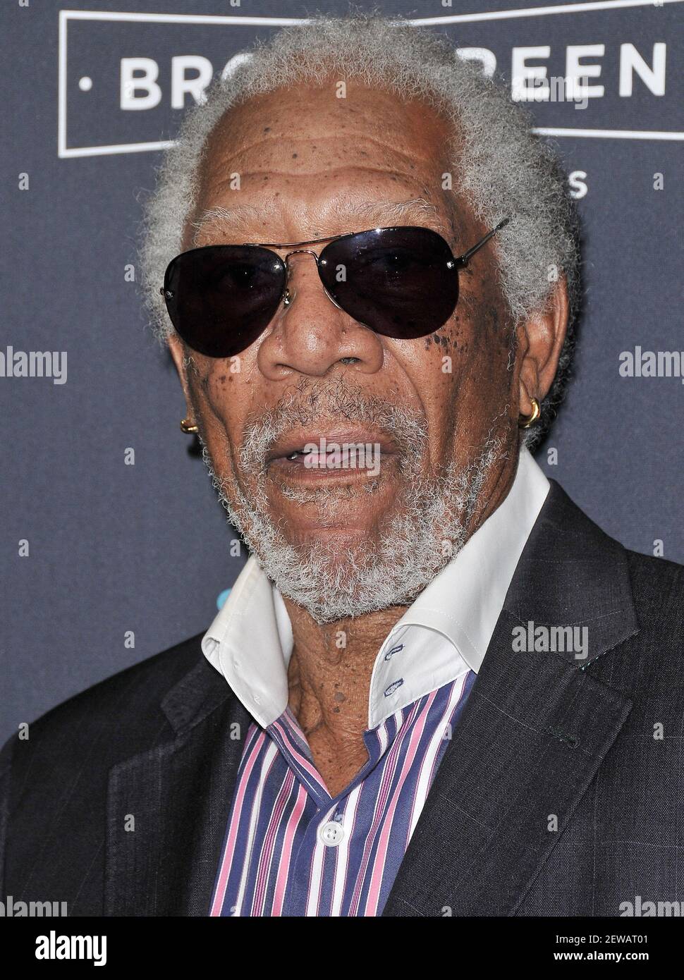 Morgan Freeman arrives at the "Just Getting Started" Los Angeles ...