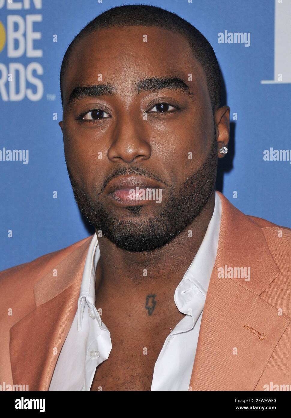 Marcc Rose arrives at the HFPA 75th Anniversary Celebration & NBC ...