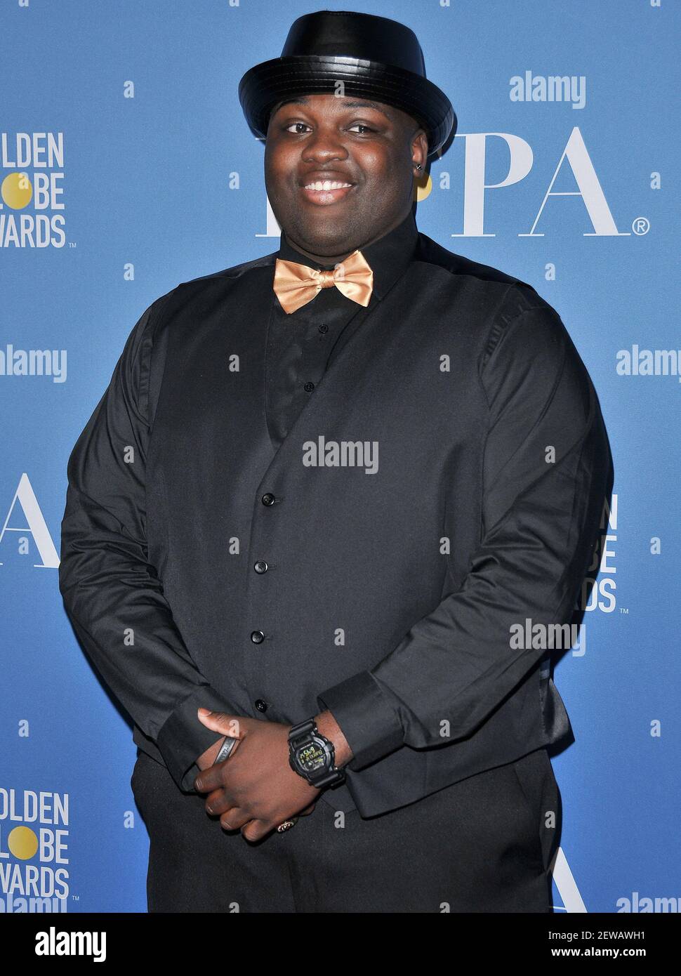 Wavyy Jonez arrives at the HFPA 75th Anniversary Celebration & NBC ...